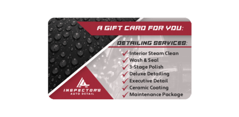Detailing Gift Card - Inspector's Auto Appearance